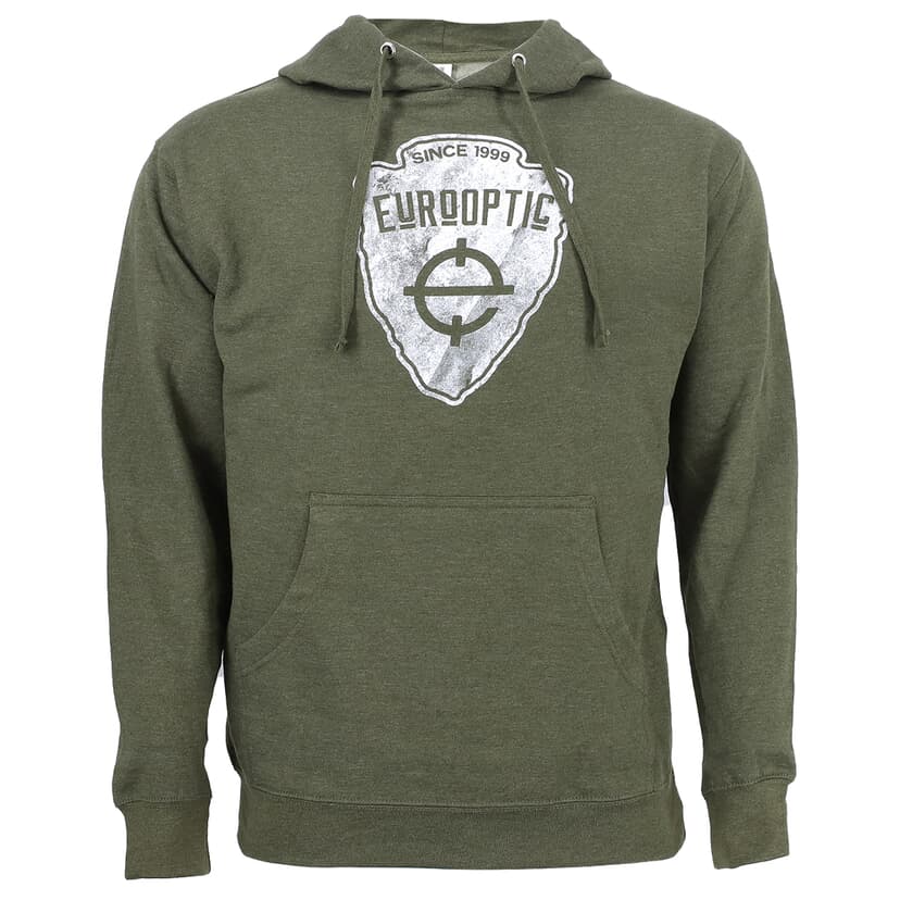 EuroOptic Arrowhead Army Heather Hoodie HOODIE-ARMYHTH-ARROWHEAD For Sale - EuroOptic